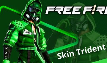 CODIGUIN SKIN TRIDENT FREE FIRE - Free Fire - Outros - GGMAX