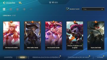 CONTA WILD RIFT 37 SKINS - MAIN ADC - League of Legends: Wild Rift ...