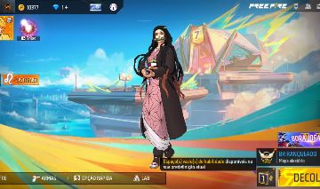 Conta lv5 + Skin Nezuko - Free Fire - Contas Free Fire - GGMAX