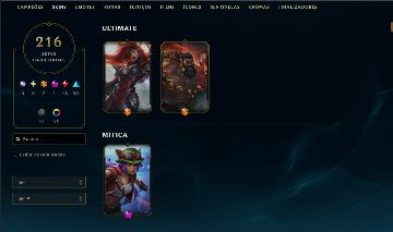CONTA LOL - UNRANKED - 216 SKINS - LV - League of Legends - Contas - GGMAX