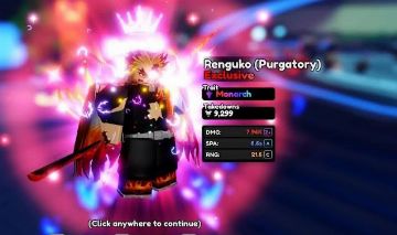 Rengoku Monarch + 5 Mitical Traits - Roblox - Anime Vanguards - GGMAX