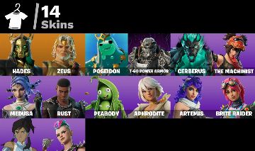 FORTNITE 14 SKINS FULL ACESSO com Skins - Fortnite - Contas Fortnite ...