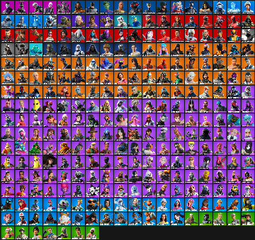 295 skins, Viuva Negra e Borderlands, - Fortnite - Contas Fortnite - GGMAX