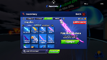 Pink Ninja Katana/ Blade Ball (ÚNICO - Roblox - Blade Ball - GGMAX