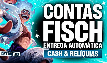 CONTAS FISCH - Cash e Relíquias - 100% - Roblox - Fisch - GGMAX