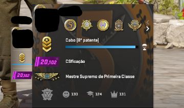 Conta CS2 com 8 medalhas, 2.5k horas e - Counter Strike 2 - Contas e ...