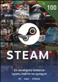 Steam Gift Card / Cartão Pré Pago 100 - Gift Cards - GGMAX