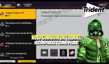FREE FIRE CODIGUIN TRIDENT - Free Fire - Outros - GGMAX