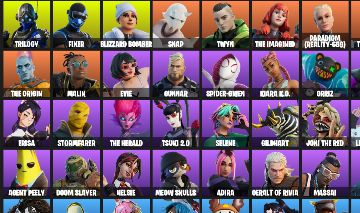 CONTA FORTNITE COM 48 SKINS - Trilogy - - Fortnite - Contas Fortnite ...