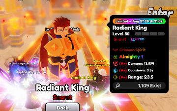 ANIME DEFENDERS UNITS SECRETS / RADIANT - Roblox - Anime Defenders - GGMAX