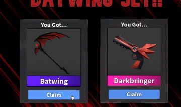 [MM2 / MURDER MYSTERY 2] BATWING SET - Roblox - Murder Mystery 2 - GGMAX