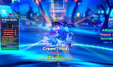 CONTA COM CREAM UNIQUE - Roblox - Anime Adventures - GGMAX