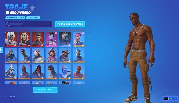 TRAVIS SCOTT COM SEUS EMOTES E GLIDER - Fortnite - Contas Fortnite - GGMAX