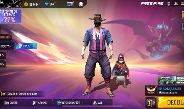 Conta com 1 e 7 passe e vários itens - Free Fire - Contas Free Fire - GGMAX