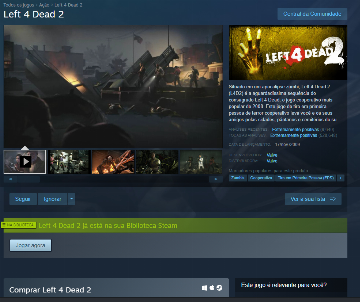 Left 4 For Dead 2 steam com apenas Left - Steam - Contas Steam - GGMAX