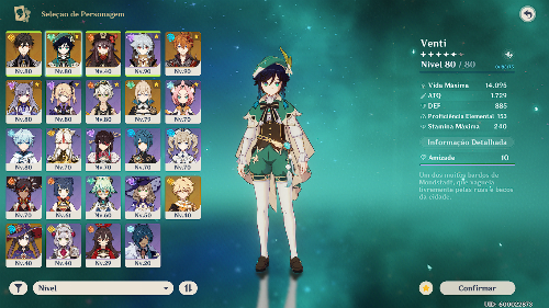 Genshin AR 53 Venti C1 + Childe + - Genshin Impact - GGMAX