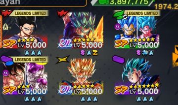 Ul vegeta blue, ul Vegetto ssj, gohan - Dragon Ball Legends - GGMAX