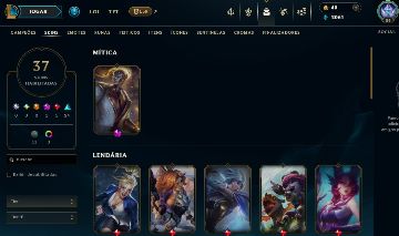 FULL ACESSO - 37 SKINS - 80 CAMPEÕES - - League of Legends - Contas - GGMAX