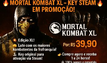 Key mortal Kombat XL (Steam) - Steam - Códigos e Keys - GGMAX