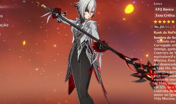 AR 46 Arlecchino + Bis, Jean + Espada - Genshin Impact - Contas - GGMAX