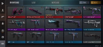 CONTA PRO PLAYER DE STANDOFF 2, COM 18K - Standoff 2 - GGMAX