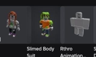 Conta de roblox com slimed body suit - Roblox - Outros jogos Roblox - GGMAX