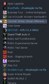 CONTA COM JOGOS (GTA V, COD MW2, RUST, - Steam - Contas Steam - GGMAX