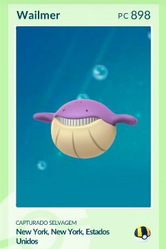 Wailmer shiny LV 24 - Pokemon GO - GGMAX