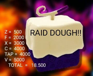 RAID DOUGH MELHOR PREÇO , favor ler - Roblox - Blox Fruits - GGMAX