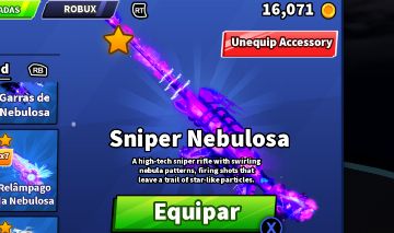 Nebula Sniper (ÚNICO VENDEDOR DO - Roblox - Blade Ball - GGMAX