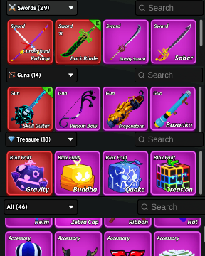 CONTA DE BLOX FRUITS COM GRAVITY PERM - Roblox - Blox Fruits - GGMAX