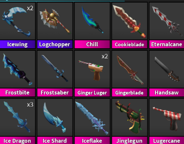 FACAS E ARMAS DO MM2 - Roblox - Murder Mystery 2 - GGMAX