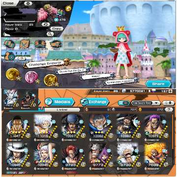 CONTA DE BOUNTY RUSH | COM 13 EX E 7 HB - One Piece Bounty Rush - GGMAX
