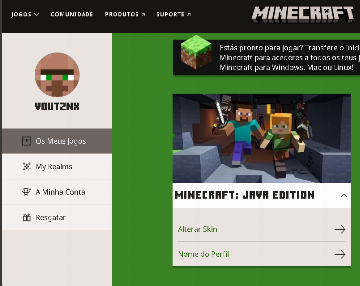 CONTA DE MINECRAFT JAVA EDITION FULL - Minecraft - GGMAX