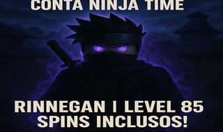 [ CONTA NINJA TIME ] RINNEGAN + WOOD - Roblox - Ninja Time - GGMAX