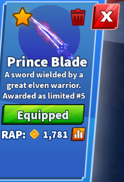 PRINCE BLADE NO BLADE BALL - Roblox - Blade Ball - GGMAX