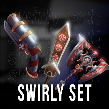 Set Swirly Completo Murder Mystery 2 - Roblox - Murder Mystery 2 - GGMAX