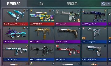 Conta Standoff com faca Dual Daggers - Standoff 2 - GGMAX