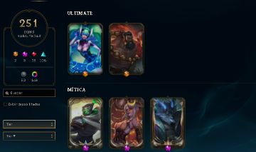 Conta com 251 skins - Rank Esmeralda LOL - League of Legends - Contas ...