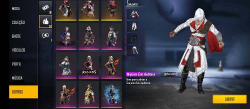 Conta Free-fire com itens raros - Free Fire - Contas Free Fire - GGMAX