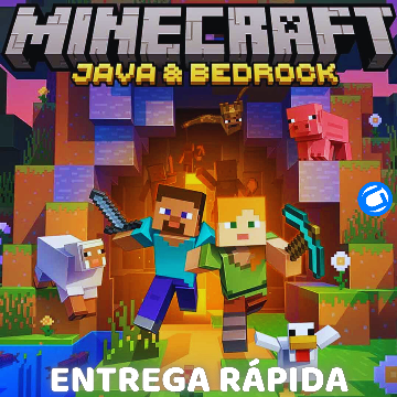 CONTA MINECRAFT JAVA & BEDROCK + CAPA - Minecraft - GGMAX