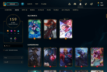 Conta lol 2200 reais gastos (lvl 334) - League of Legends - Contas - GGMAX