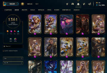 Conta muito TOP - 1361 skins - PAX TF - - League of Legends - Contas ...