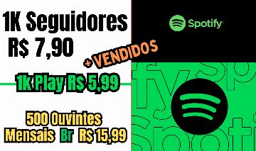 SPOTIFY VIP, Seguidores Brasileiros - Redes Sociais - Outras Redes - GGMAX