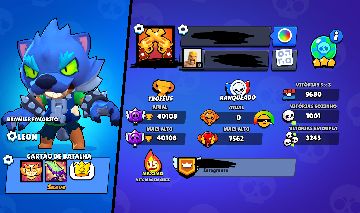 CONTA BRAWL STARS LEON LOBO, BIBI - Brawl Stars - GGMAX