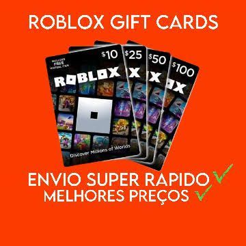 Robux/ Gift card com melhor preço - Roblox - Robux - GGMAX