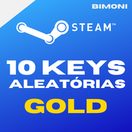 10 STEAM RANDOM KEYS GOLD - KEYS - Steam - Códigos e Keys - GGMAX