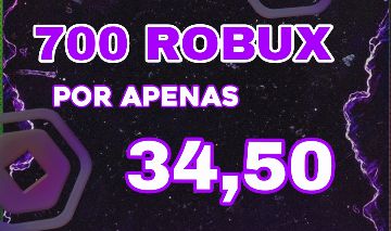 ( OFERTA ROBUX) 700 ROBUX EM PROMOÇÃO - Roblox - Robux - GGMAX