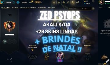 CONTA LOL ZED PSYOPS | 26 SKINS LINDAS - League of Legends - Contas - GGMAX