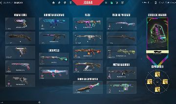 61 SKINS 8 FACAS | VALORANT GO VOL.1 | - Valorant - Contas - GGMAX